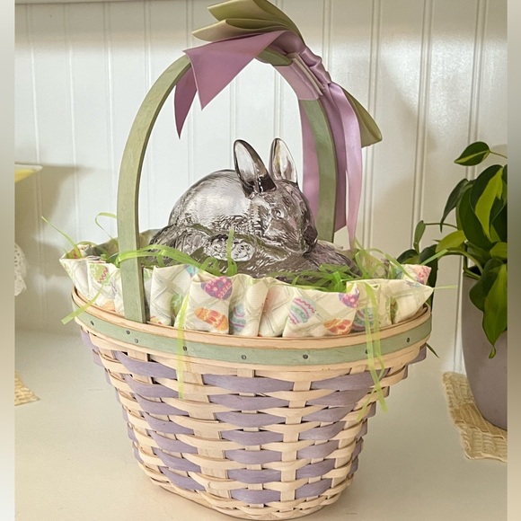 Longaberger | Holiday | Rare Complete Set 204 Longaberger White Washed Easter Basket Set 8th Ed ...